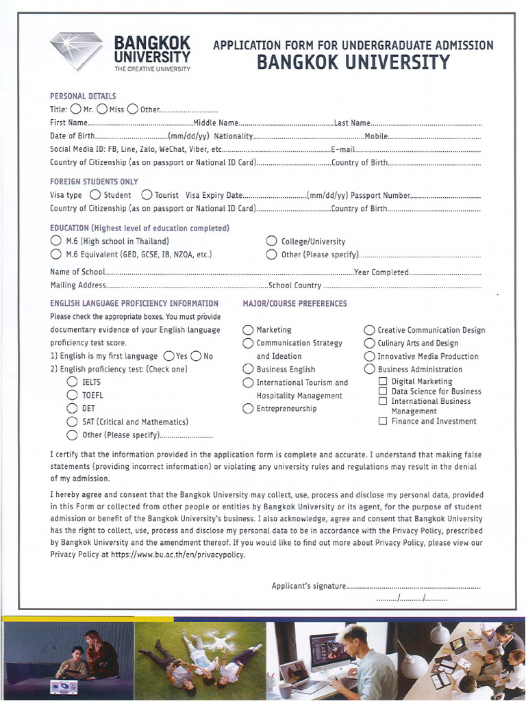 Application Form 2024 | PDF