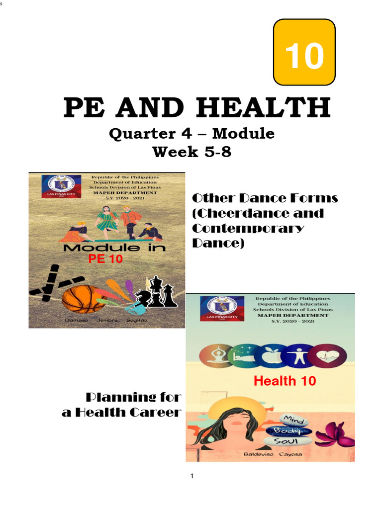 Pe Health | Download Free PDF | Health Professional | Anatomical Terms ...