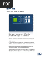 SEL-487E: Transformer Protection Relay | PDF | Electrical Substation ...