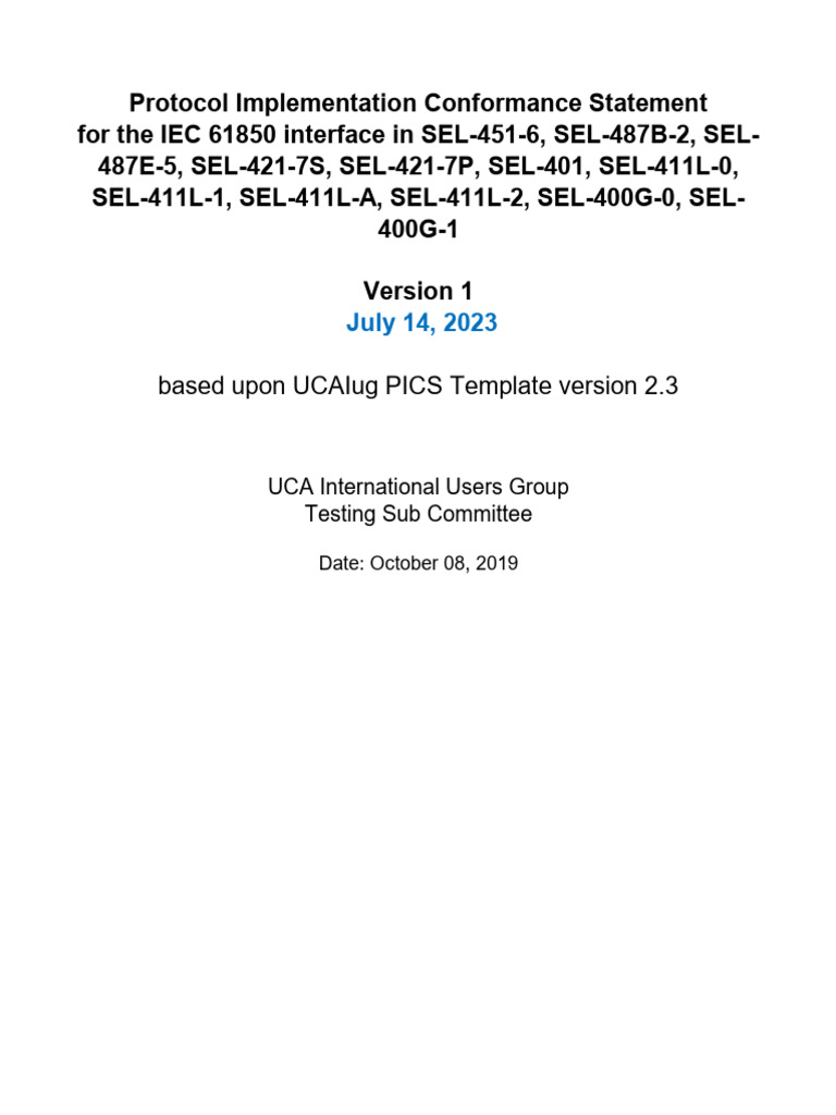 Sel-487e-5 Iec 61850 Edition 2 Pics | Download Free PDF | Distributed Computing Architecture ...
