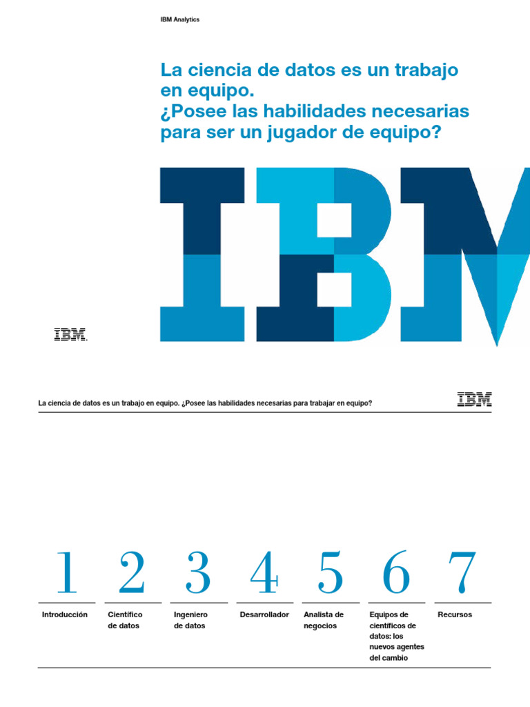 La Ciencia de Datos Es Un Trabajo en Equipo | PDF | Ciencia de datos ...