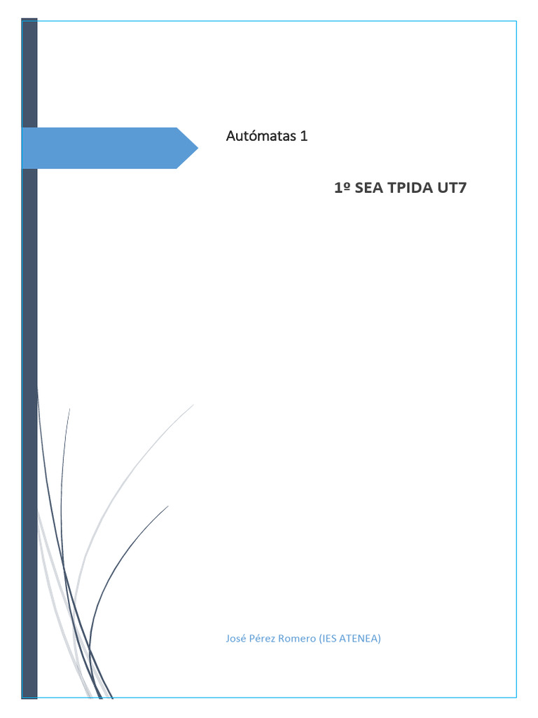 Ut7 Automata 1 | PDF | Poco | Controlador lógico programable