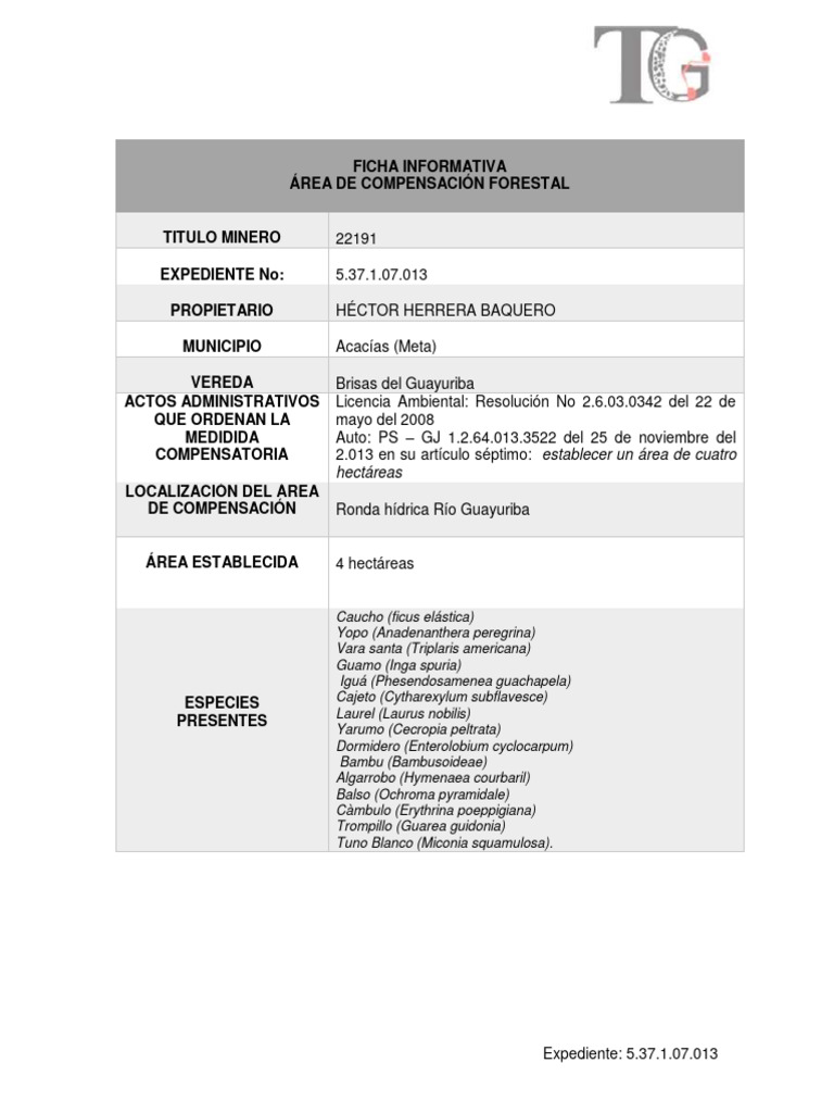 Ficha Informativa 22191 | PDF