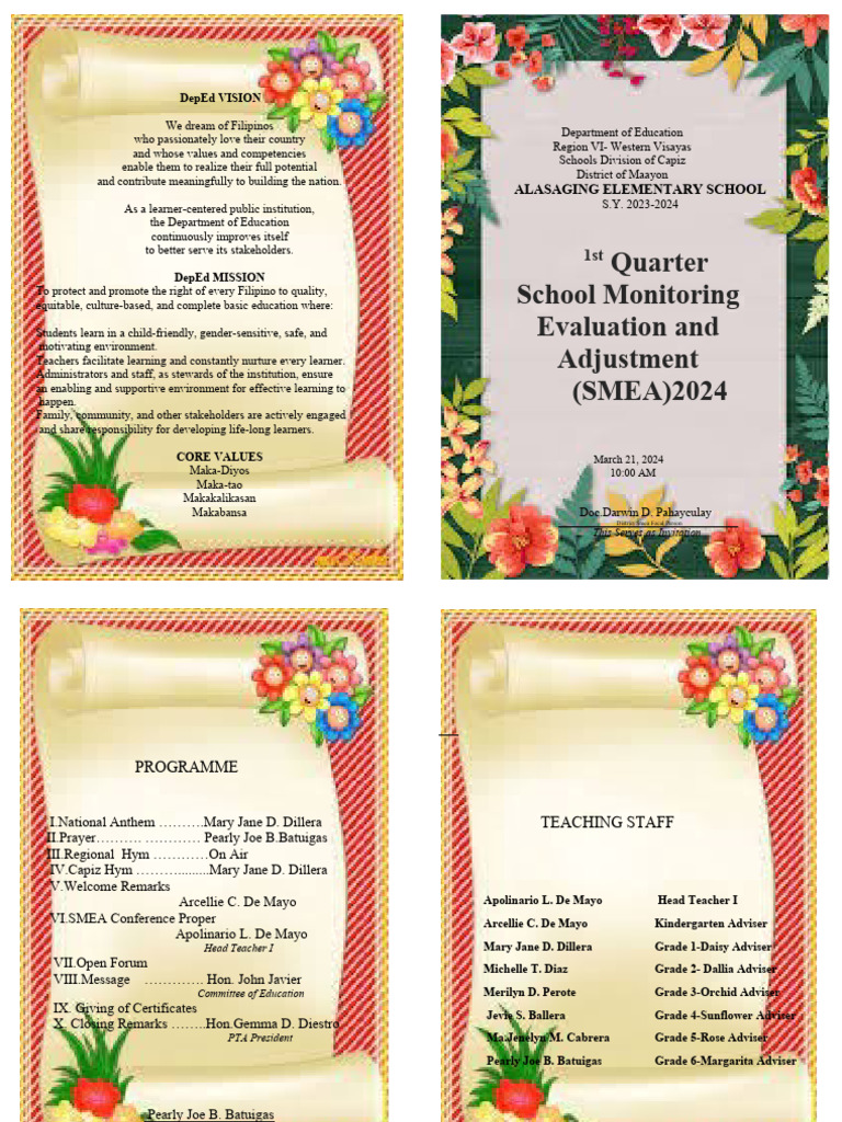 Smea Program | PDF | Teaching | Cognition