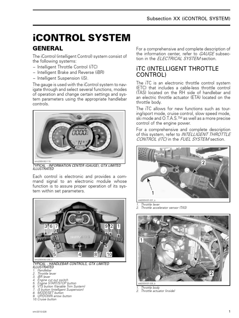 iCONTROL SYSTEM | Download Free PDF | Throttle | Manufactured Goods