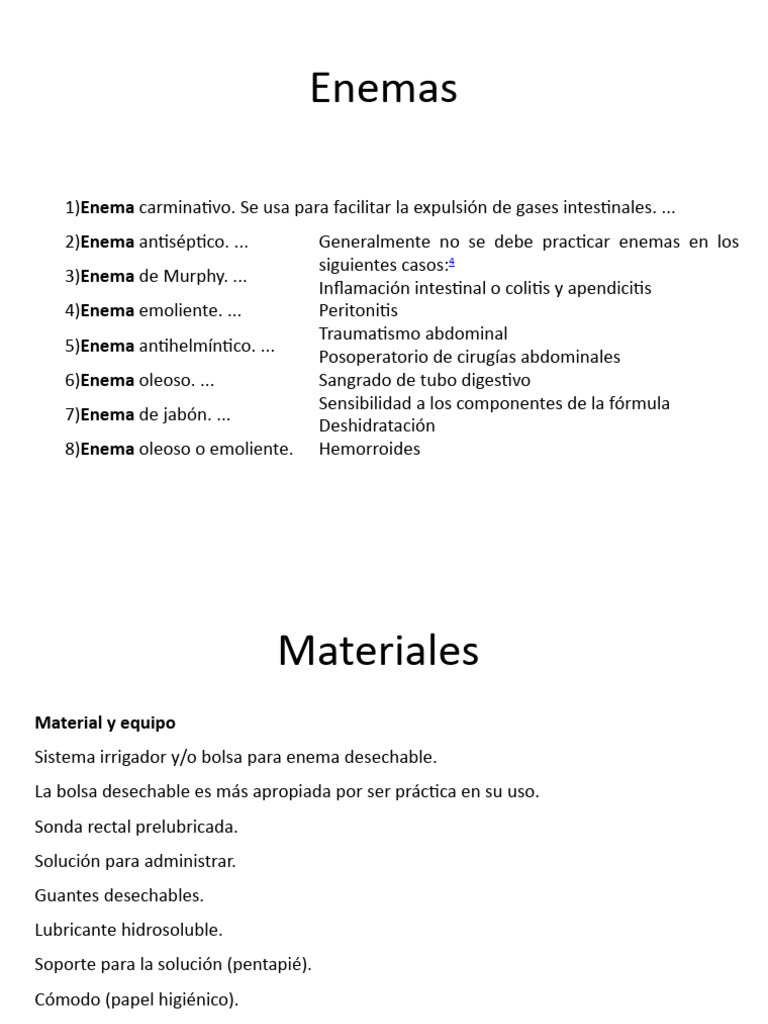 Enemas Pdf Hemorroides Lavado De Manos
