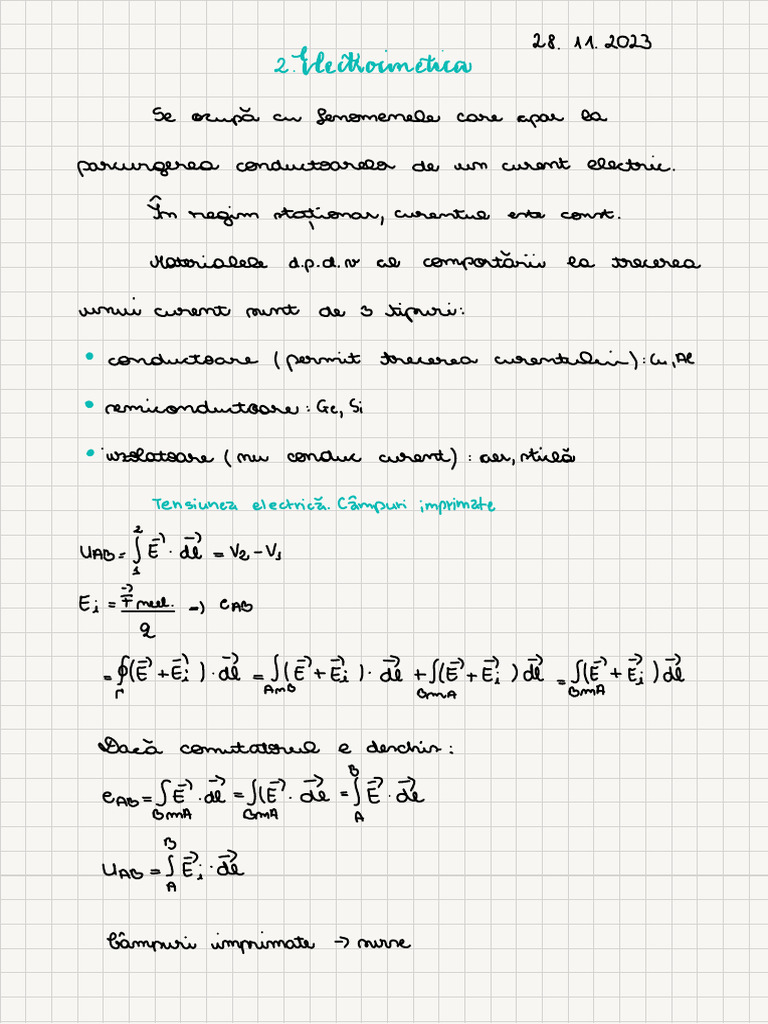 Electrocinetica | PDF