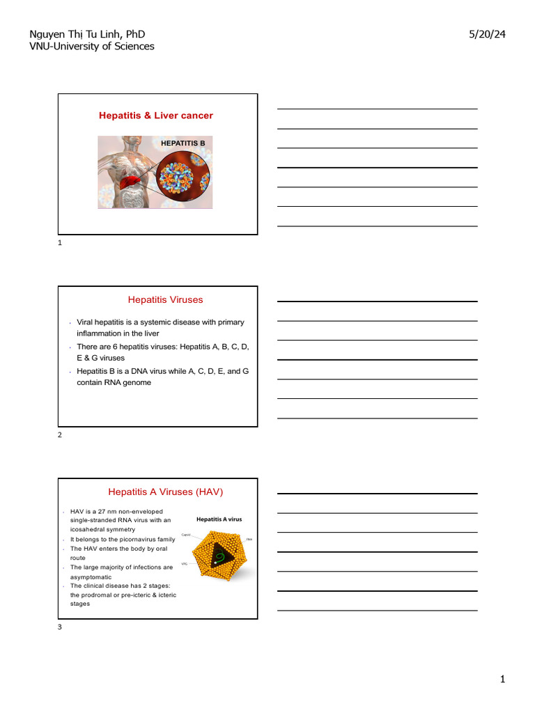 Chapter 5.2 - HBV and Liver Cancer - Compatibility Mode | PDF | Virus | Hepatitis