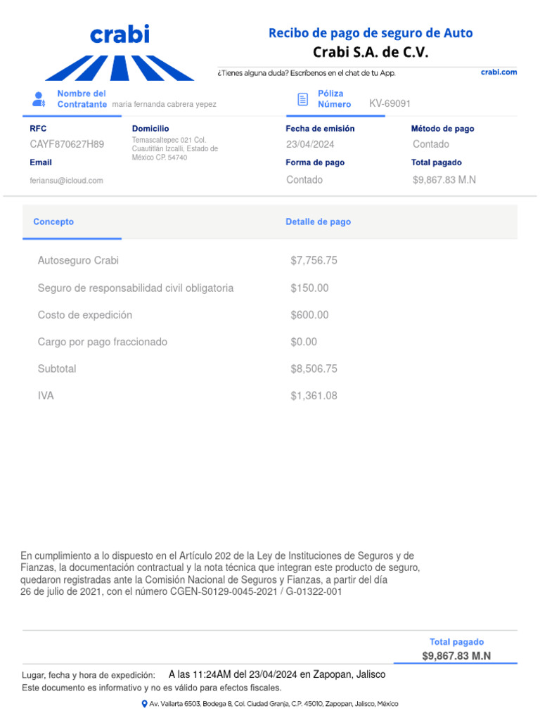 1GKKV9KD7GJ143728 KV 69091 | PDF | Riesgo | Derecho privado