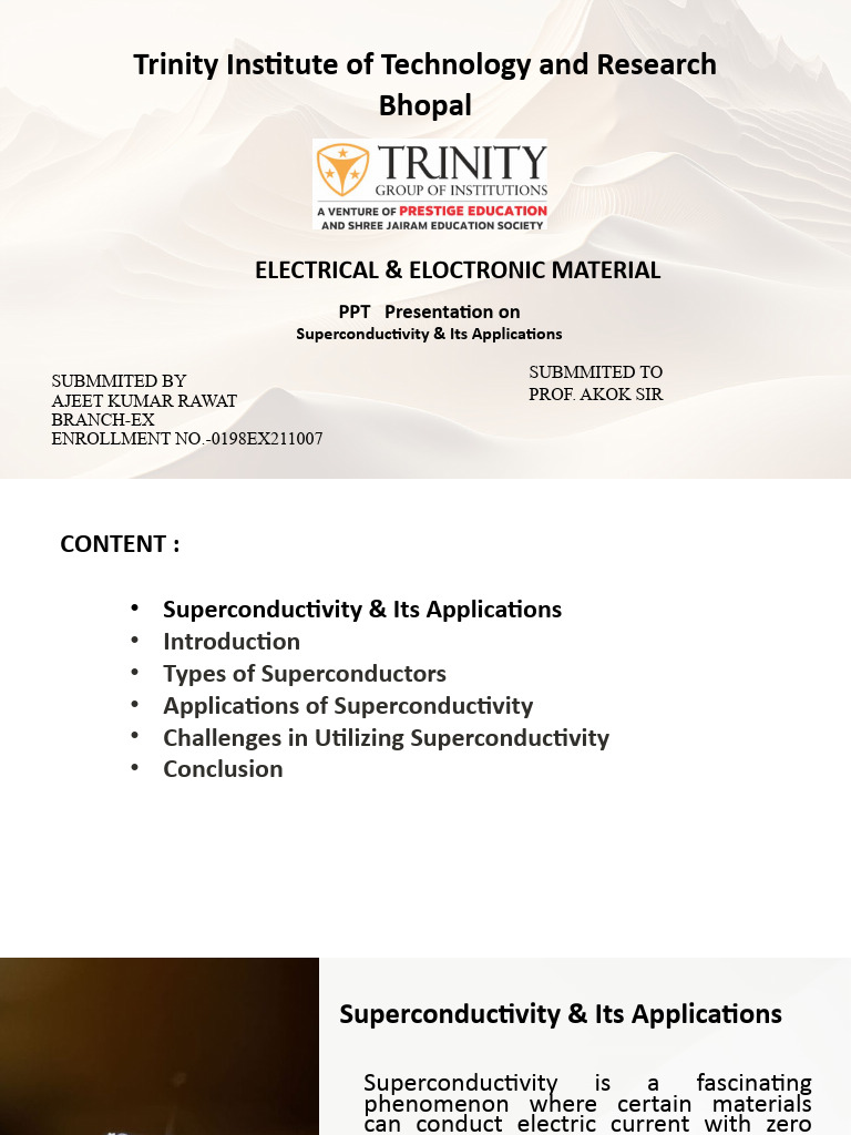 EEM Superconductivity-and-Its-Applications | PDF | Superconductivity | Electromagnetism