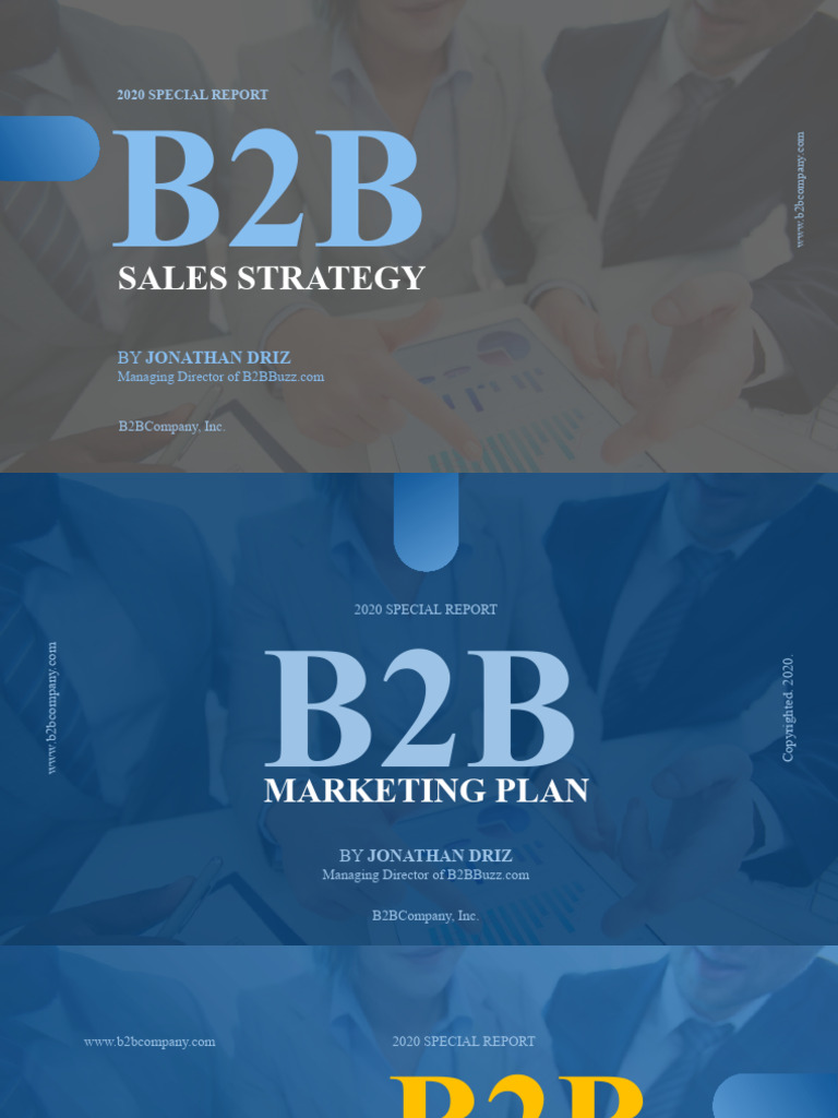 B2B Marketing and Sales - Blue | PDF | Sales | Marketing