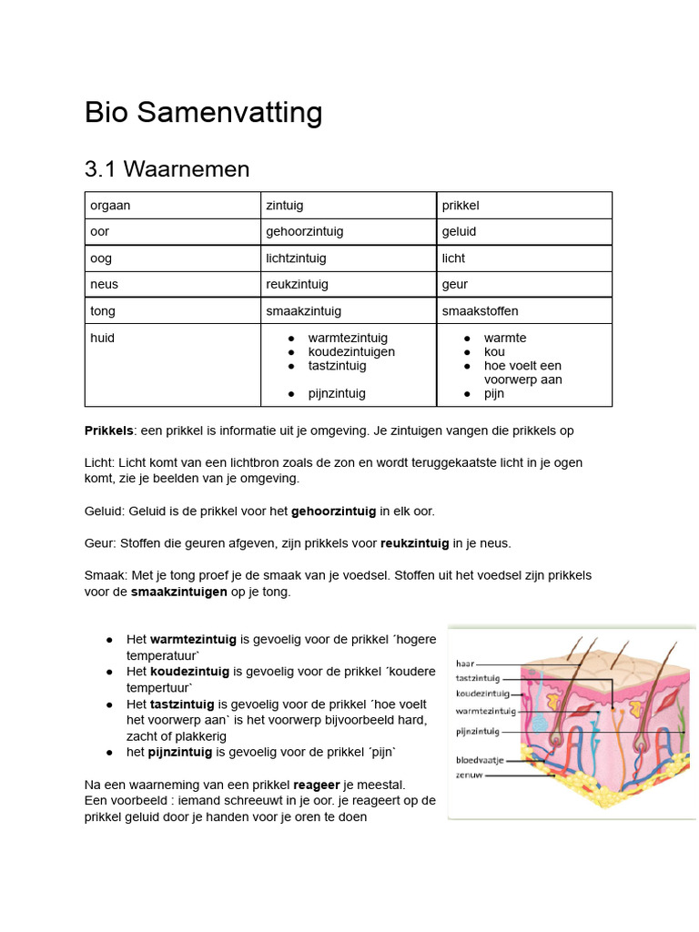 Samenvatting Bio | PDF