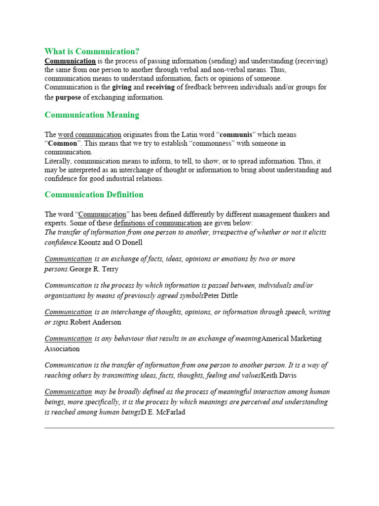 Unit - 2 For BBA First Year | PDF | Nonverbal Communication | Communication