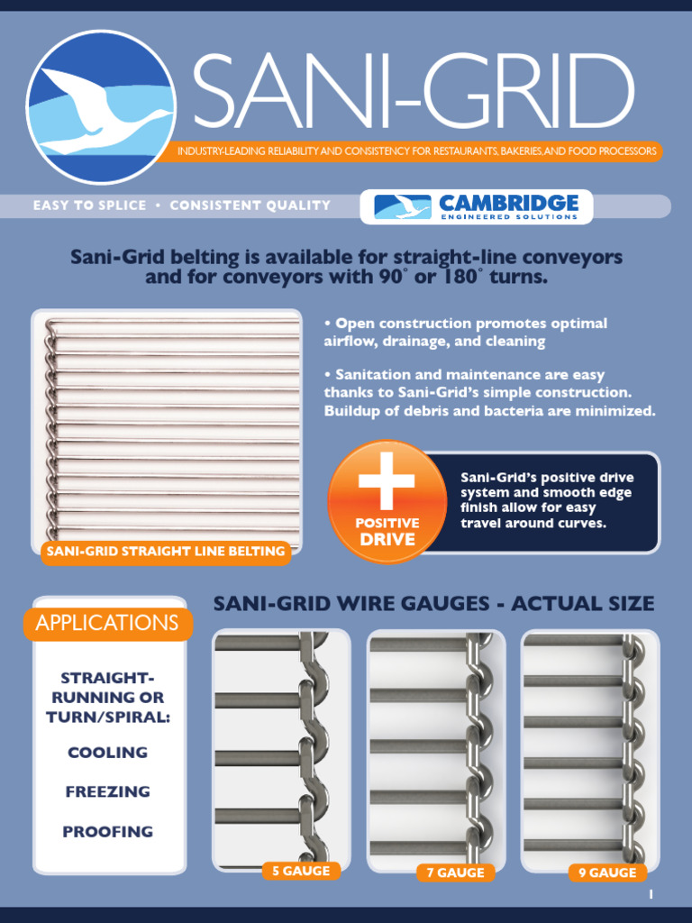 Sani-Grid 7-18 | PDF | Manufactured Goods