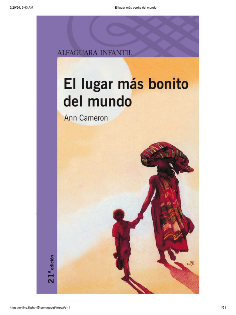 El Lugar Más Bonito Del Mundo Libro | PDF