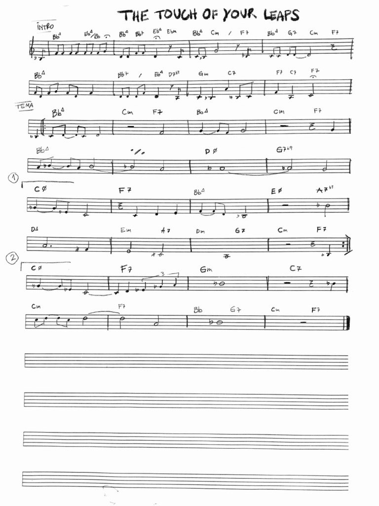 The Touch of Your Leaps | PDF