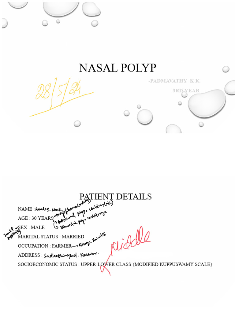 Nasal Polyp | PDF | Ct Scan | Rhinology