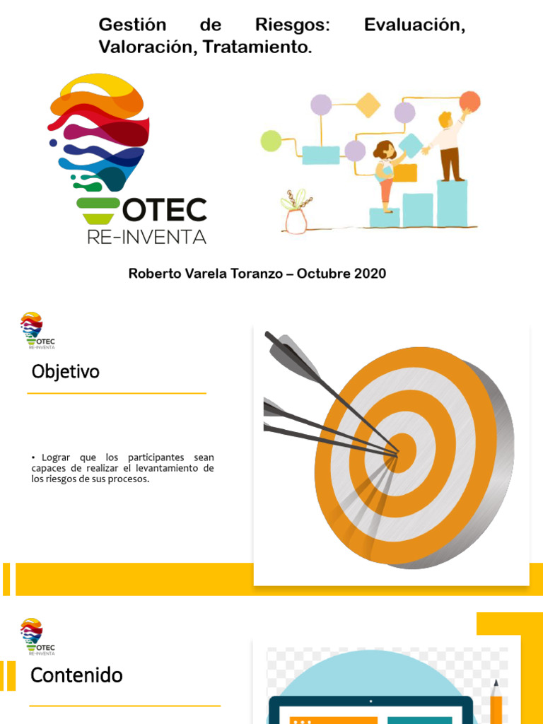 Presentacion Gestion de Riesgos Clase 4 | PDF | Riesgo | Evaluación de ...