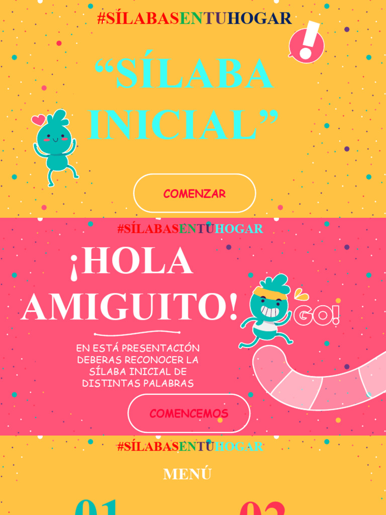 55) LecturaEnTuHogar - Sílaba Inicial | PDF