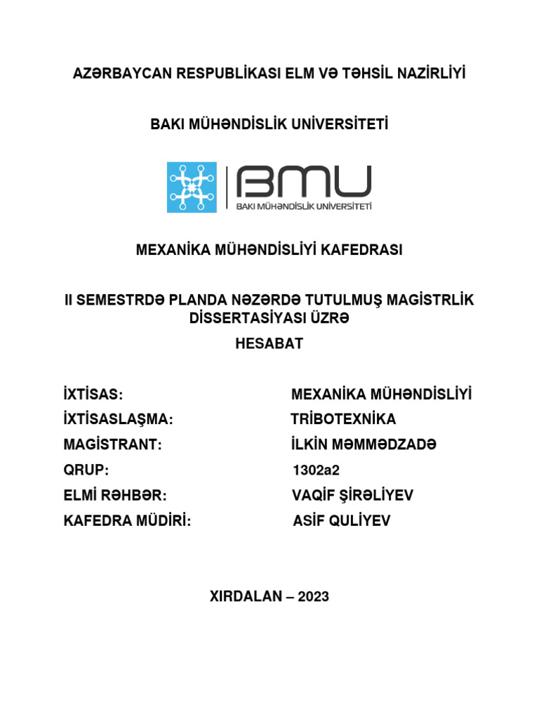 Hesabat 2 Ci Sem | PDF