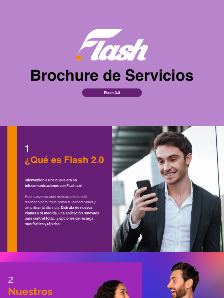 Flash Brochure Servicios | Descargar gratis PDF | Aplicación movil ...