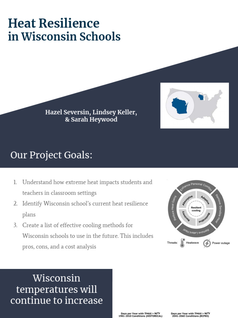 Heat Resilience in Wisconsin Schools Project Compr2 | PDF | Building ...