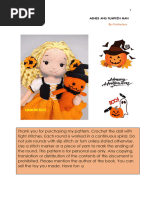 Blue Monster Suk Crochet Pattern | PDF | Crochet | Yarn