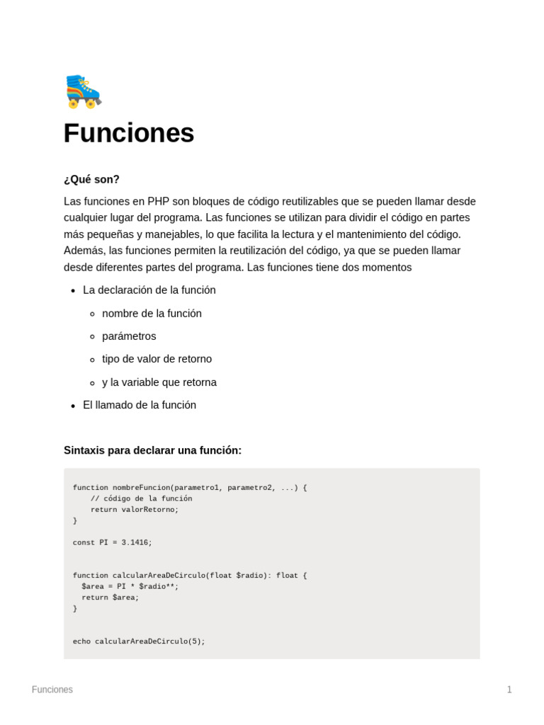 7 Funciones | Descargar gratis PDF | Variable (informática) | Desarrollo de software