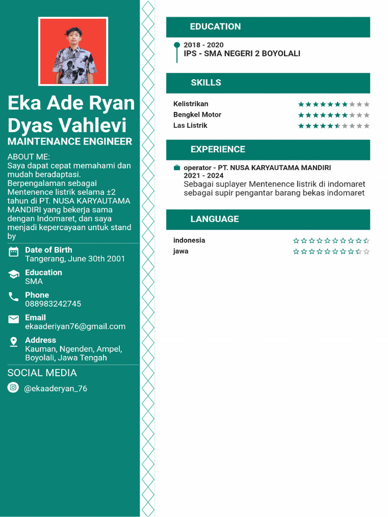 cv rian | PDF