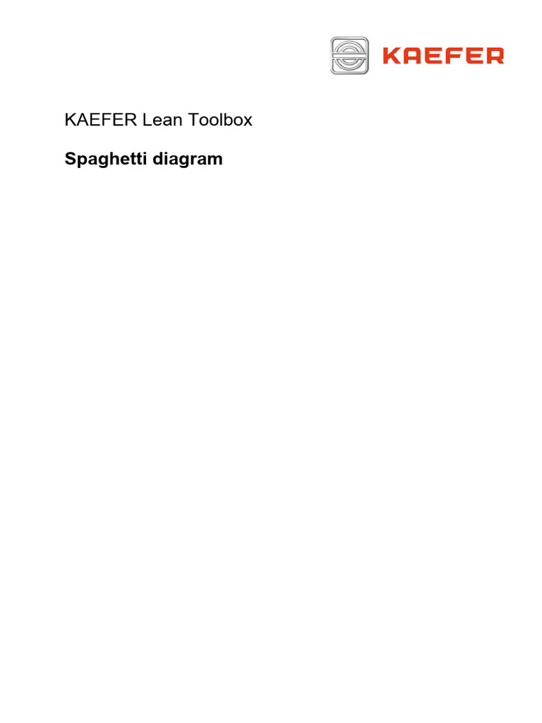 Spaghetti Diagram - Description | PDF
