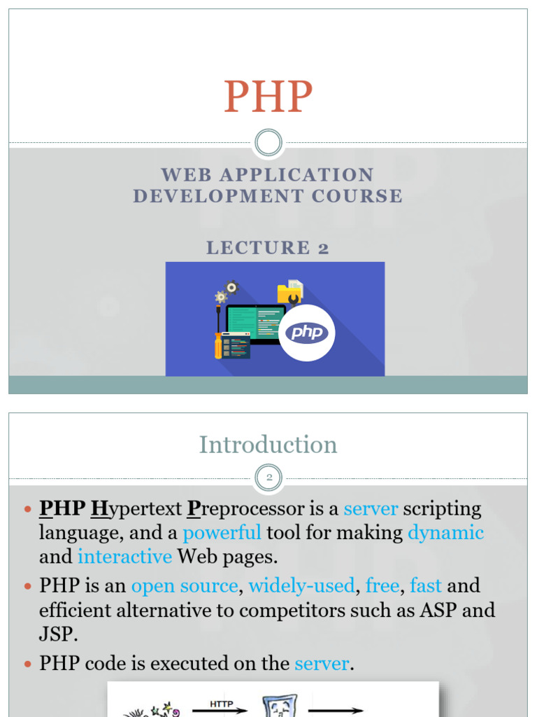 WebDevelopmet Lec2 | Download Free PDF | Php | Networking