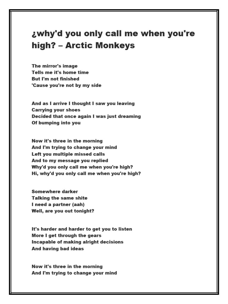 Arctic Monkeys | PDF