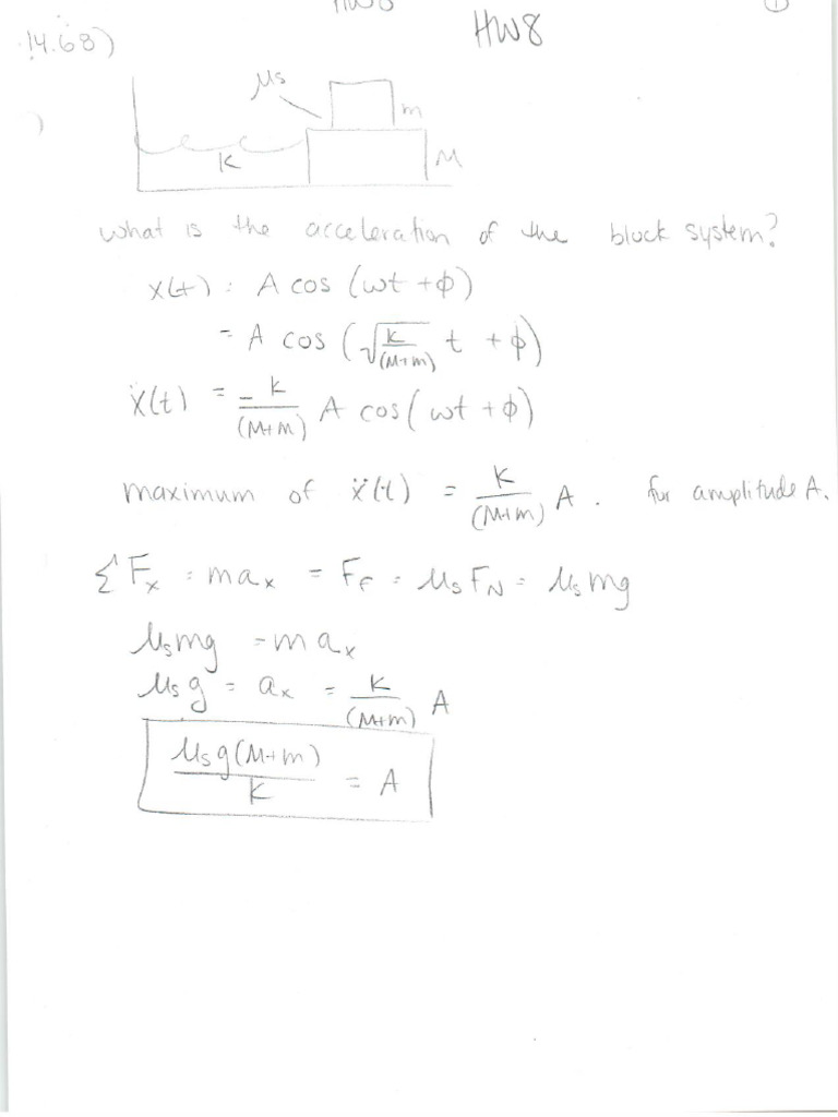 HW 8 Solutions | PDF