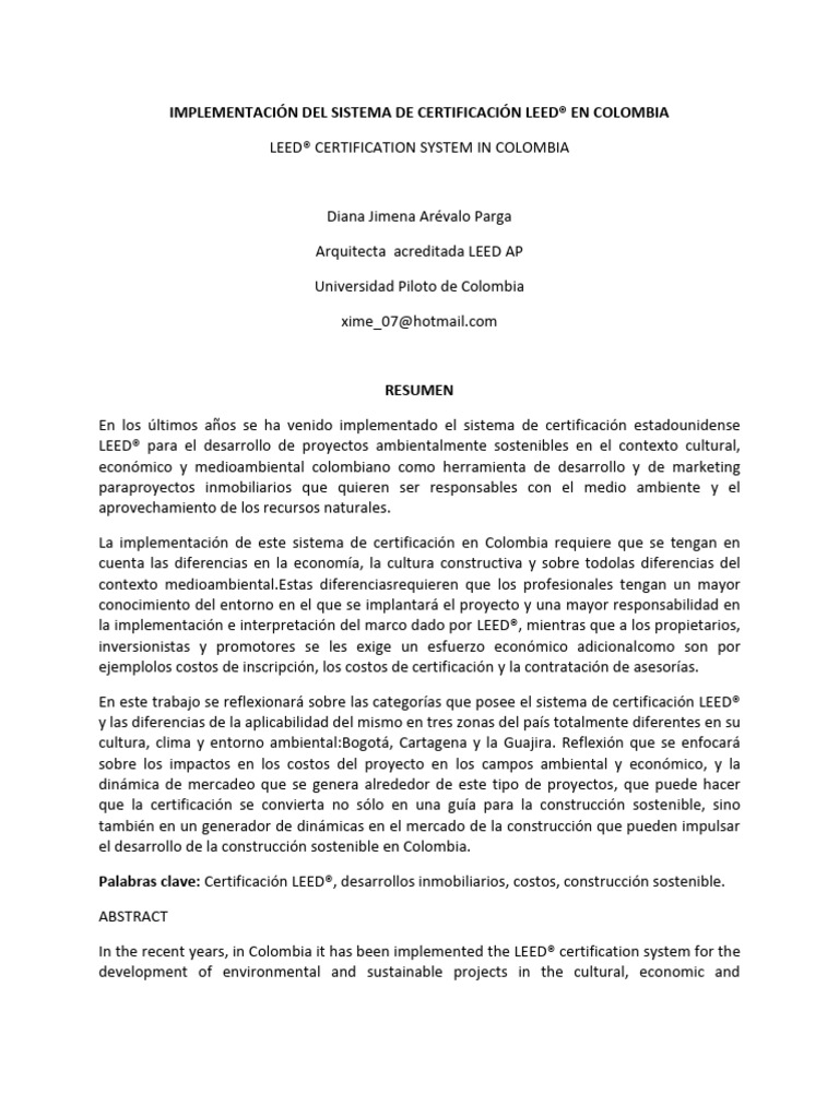 Estudio Proyectos LEED | PDF | Uso eficiente de energía | Agua