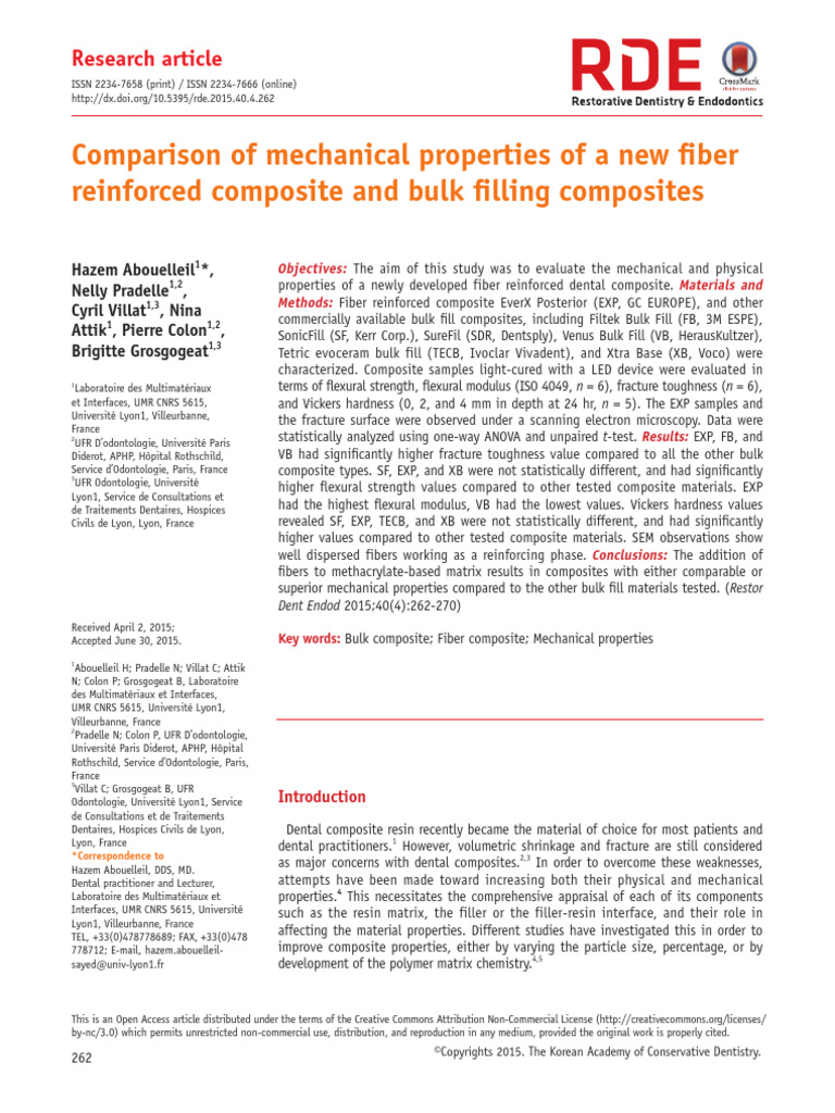 Ever X | Download Free PDF | Composite Material | Dental Composite