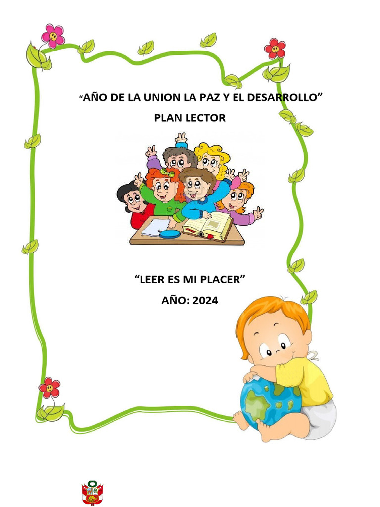 Plan Lector Pdf Comprensión Lectora Aprendizaje
