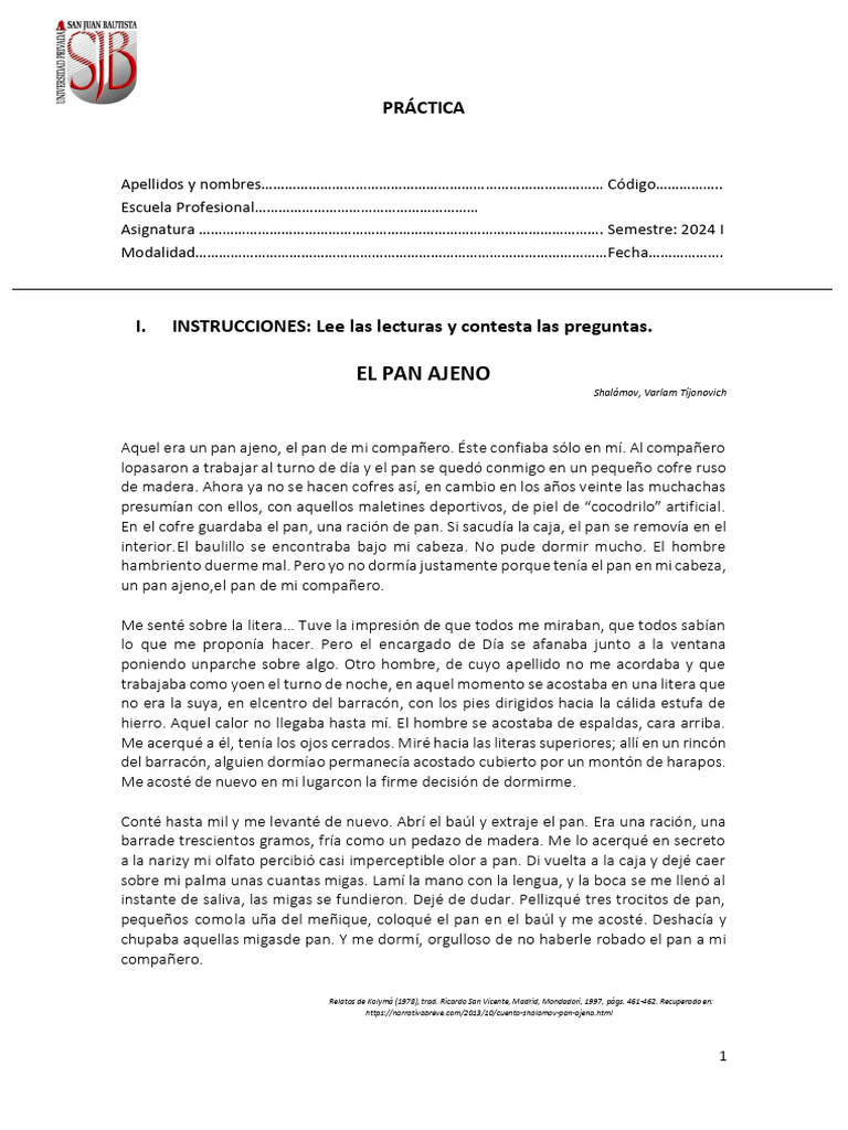 Sesión3 Práctica InterpretaTextos | PDF