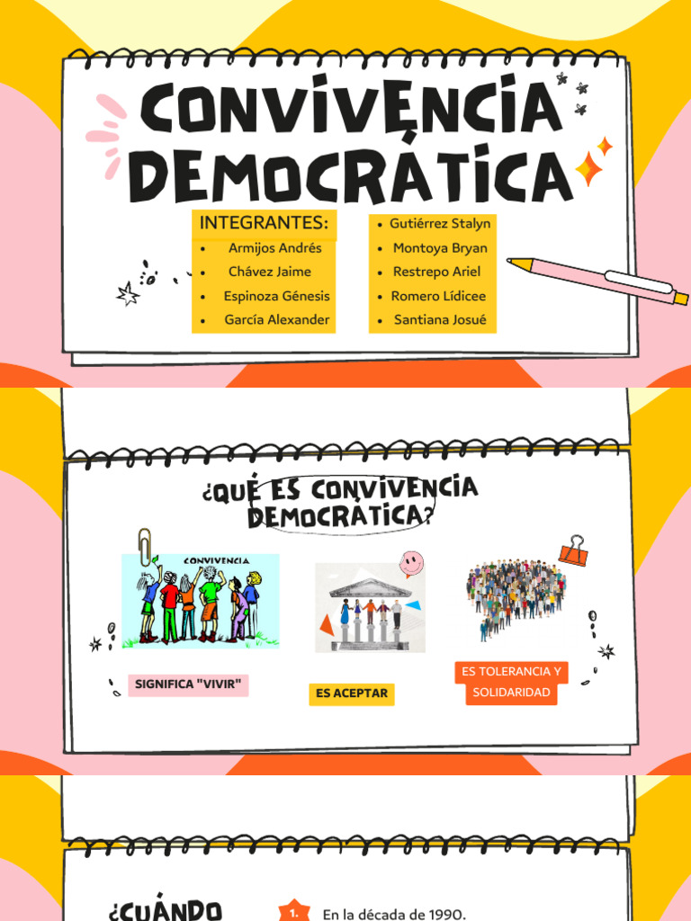 Convivencia Democratica | PDF