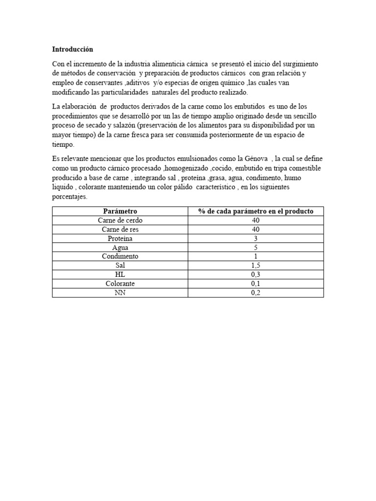 Introducción Lab Carnes 2 | PDF