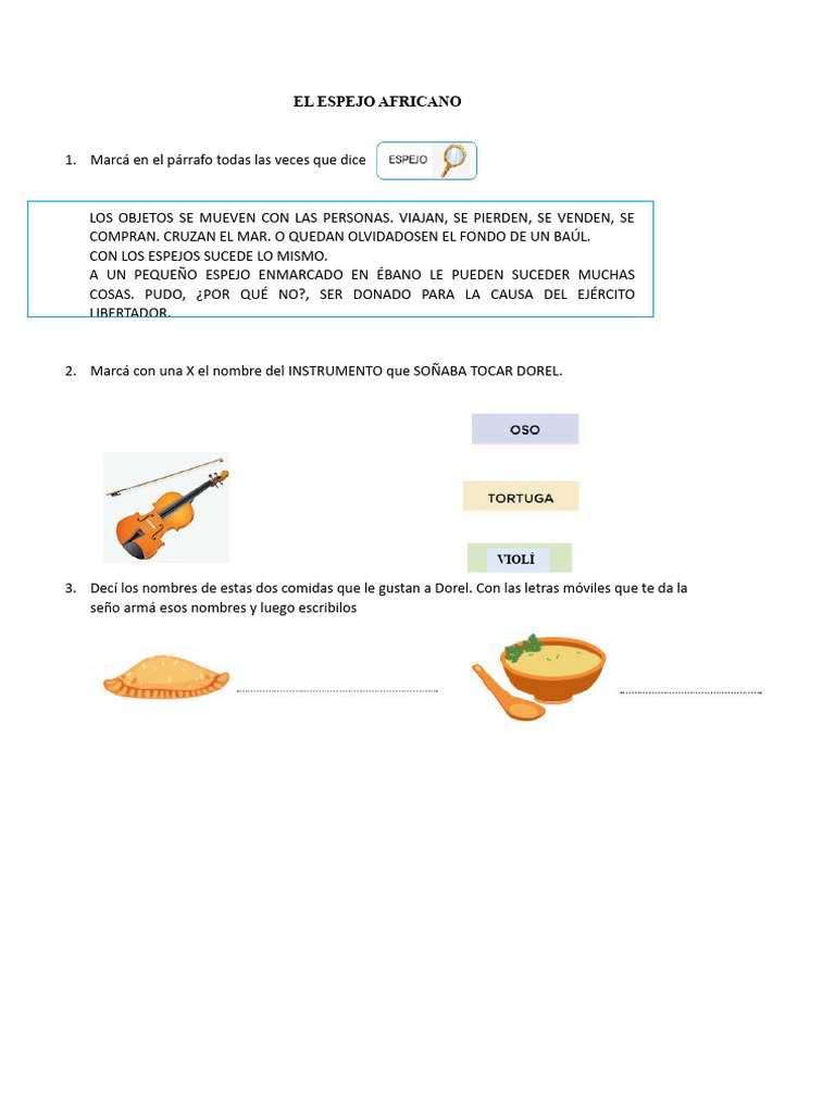 El Espejo Africano-Francisco Adaptado | PDF