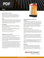 Adhesivo Pegavitro® para Pisos y Muros | PDF | Hormigón | Agua
