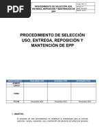 PTS Procedimiento Estandar de Seleccion, Reposicion y Entrega de Epp DS44 | PDF | Seguridad y ...