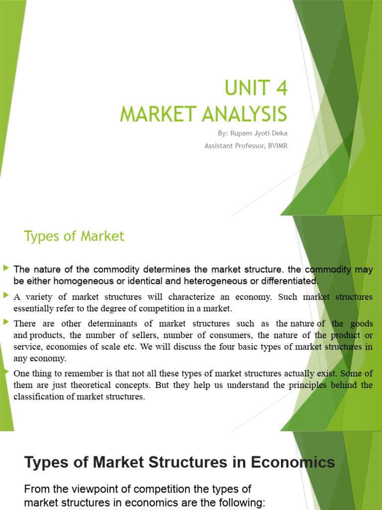 Unit 4, Market Analysis | PDF | Economic Equilibrium | Perfect Competition