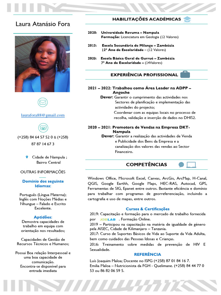 CV. Laura 2022 | Download grátis PDF | Desenvolvimento profissional