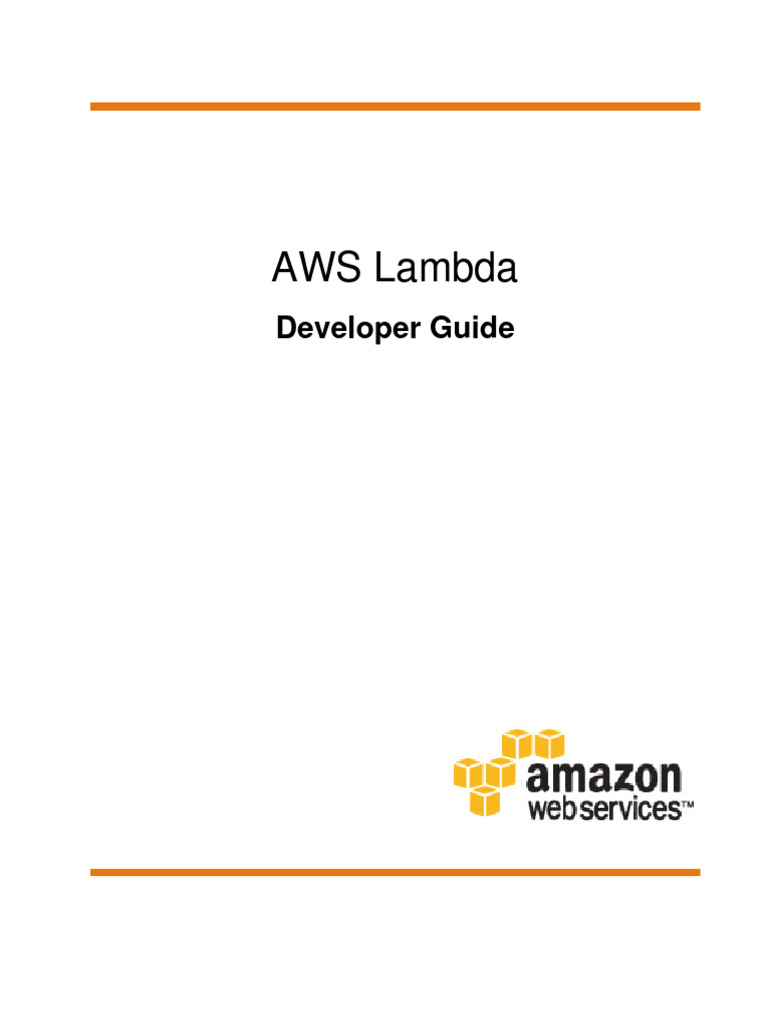 AWS Lambda DG | PDF | Amazon Web Services | Eclipse (Software)