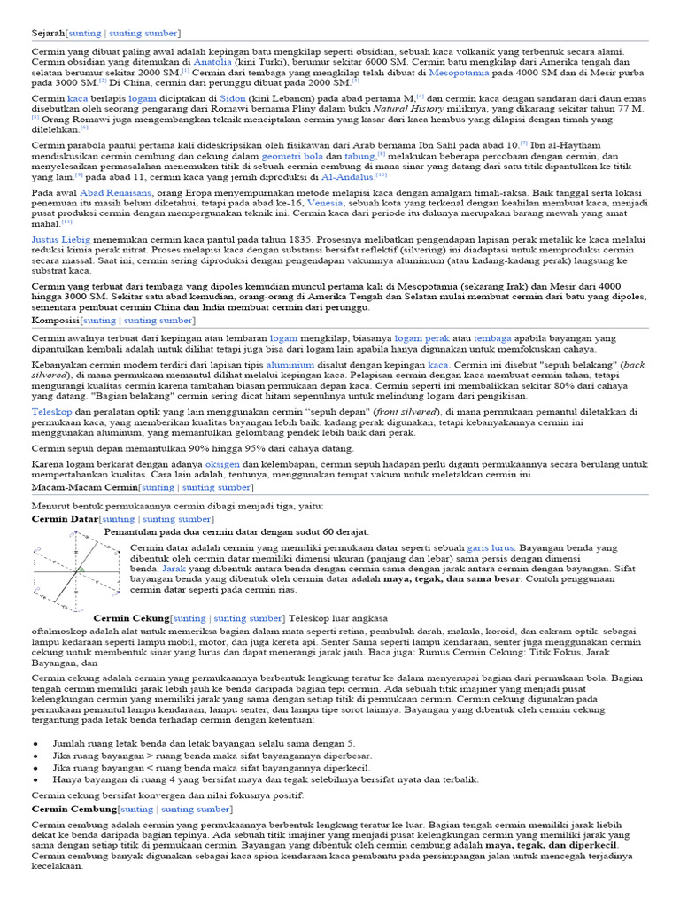 Sejarah Cermin | PDF