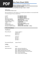 Amerex Fire Extinguisher - MSDS | PDF | Dangerous Goods | Workplace