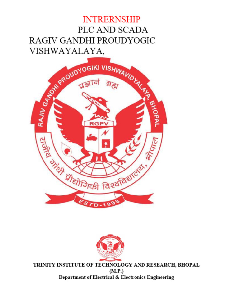 Plc Scada Report 1 Download Free Pdf Programmable Logic Controller
