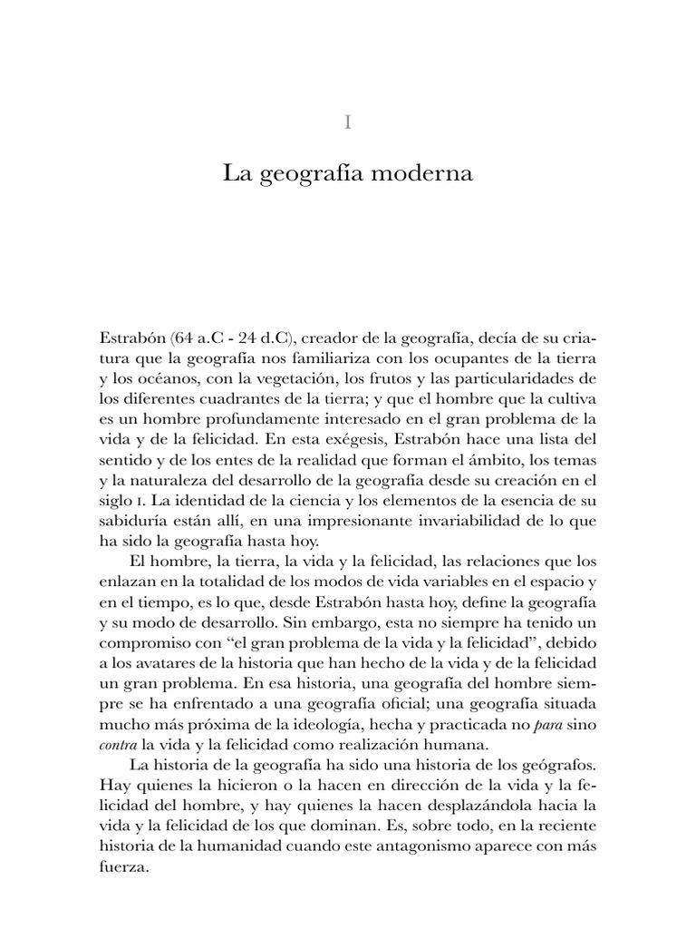 La Geografia Moderna CAP 2. Ruy Moreira | PDF | Immanuel Kant | Geografía