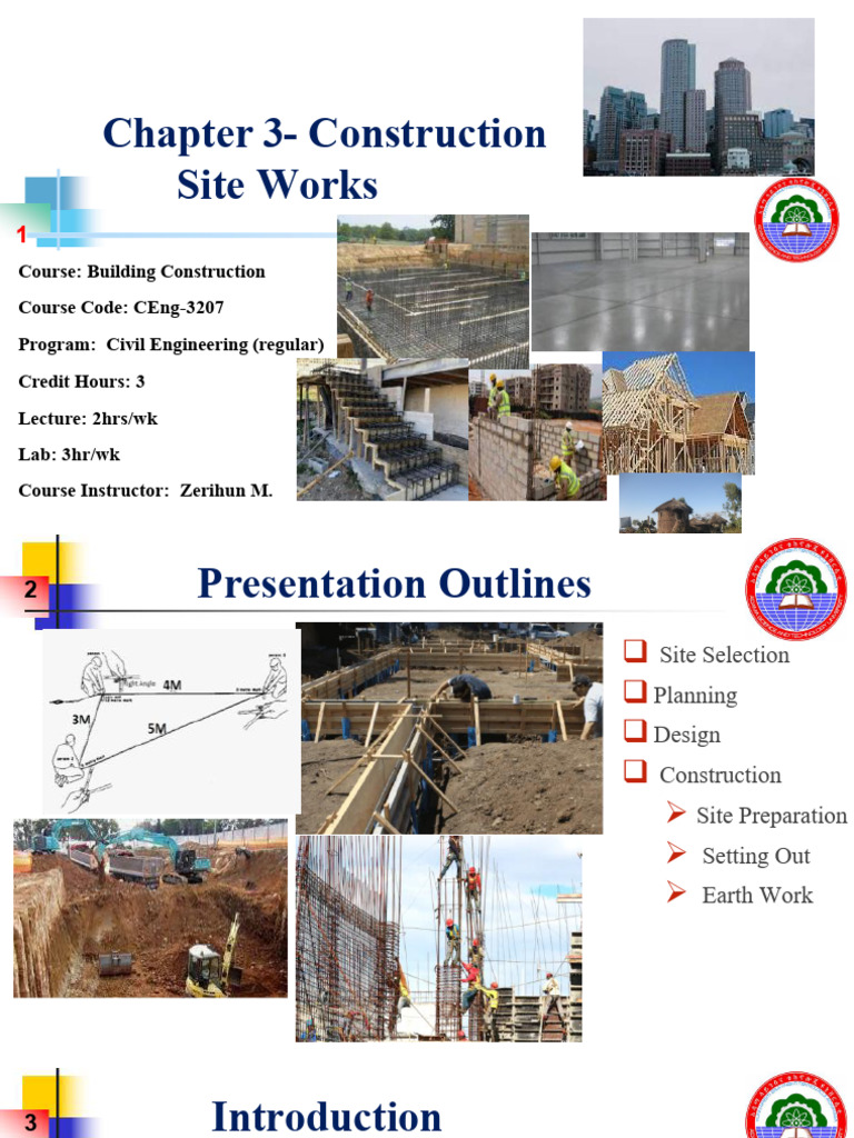 Construction Site Works | PDF | Trench
